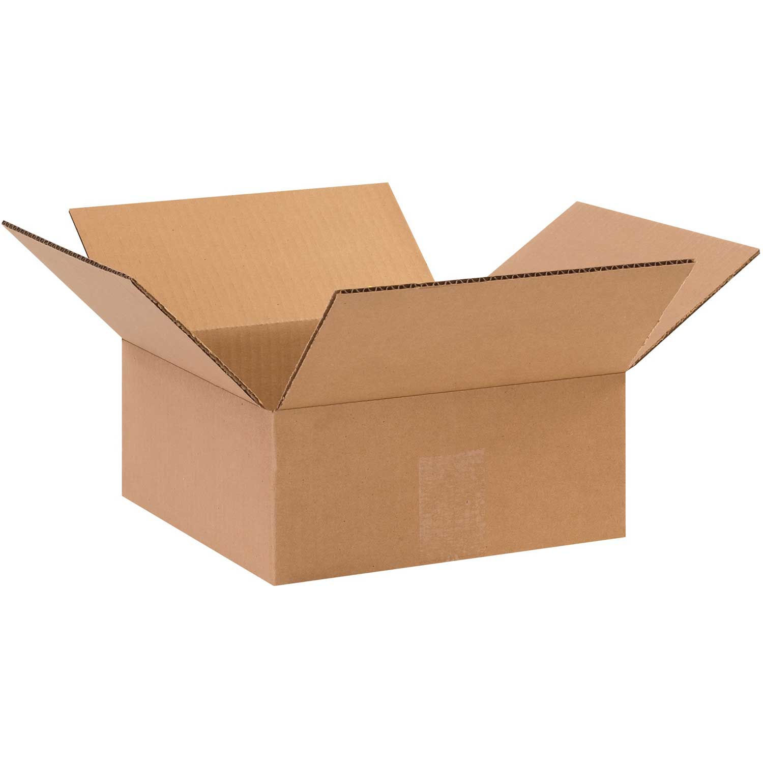 10 X 10 X 4 Flat Cardboard Corrugated Boxes 65 Lbs Capacity ECT 32 10 X 10 X 4 Flat Cardboard Corrugated Boxes 65 Lbs Capacity ECT 32