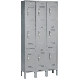 Lockers & Locks | Lockers | 3-Tier 9 Door Digital Locker, 12"W x 15"D x ...