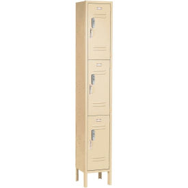 Lockers & Locks | Lockers | 3-Tier 3 Door Digital Locker, 12"W x 15"D x ...